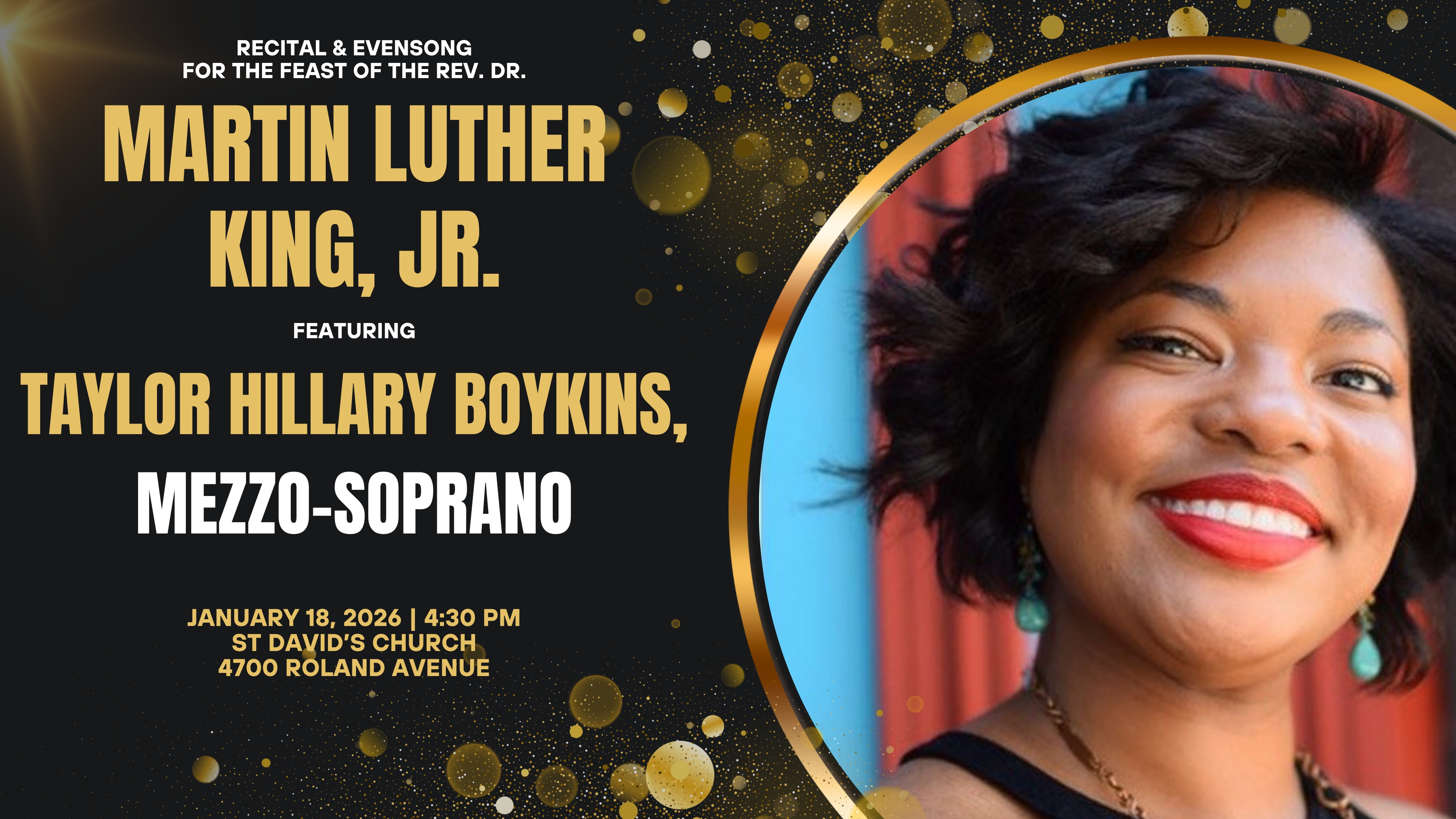 Recital & Evensong for the Feast of the Rev. Dr. Martin Luther King Jr ...